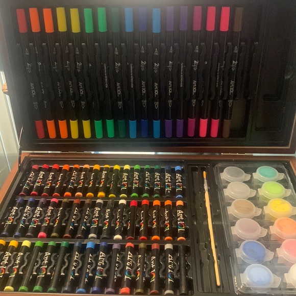 Art | Deluxe Art Set Wooden Case | Poshmark